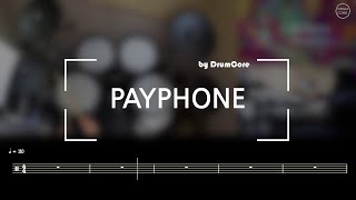Maroon 5 - Payphone (Drums) by DrumCore Sheet