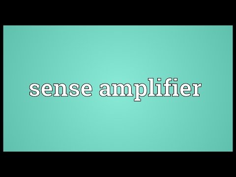 Sense amplifier Meaning