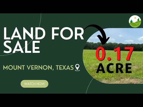 0.17  acre land for sale in Mount Vernon, Texas [3075]