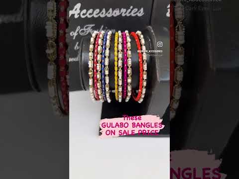 “GULABO BANGLES SET” ♥️✨#bukhariaccessories 💫#bangles #bangle #wristwear #sale #discount