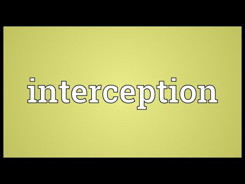 Interception Meaning