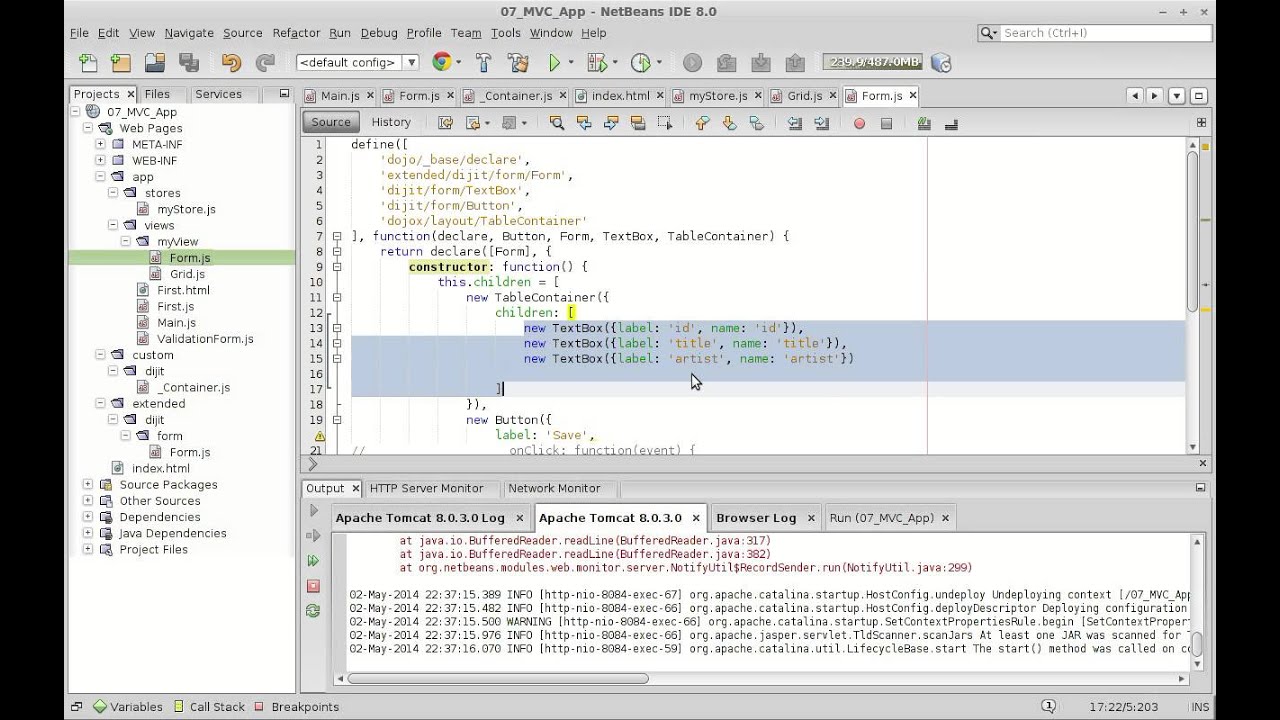 07 Poor MVC App - Dojo Toolkit Tutorial