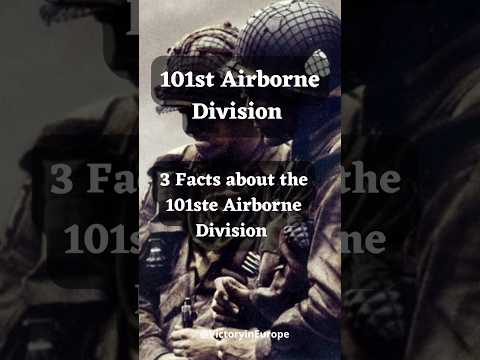 3 Facts about the 101st Airborne Division. #ww2 #facts
