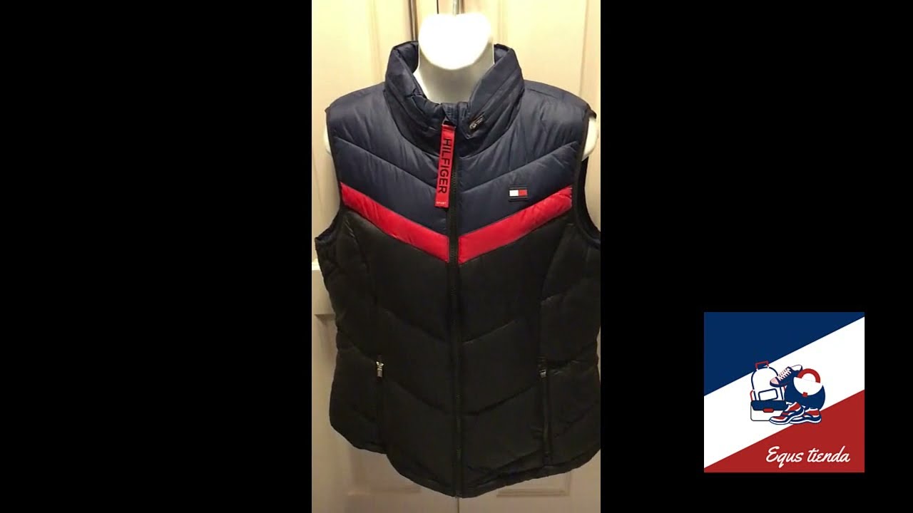 Chaleco Tommy Hilfiger para dama con gorro empacable