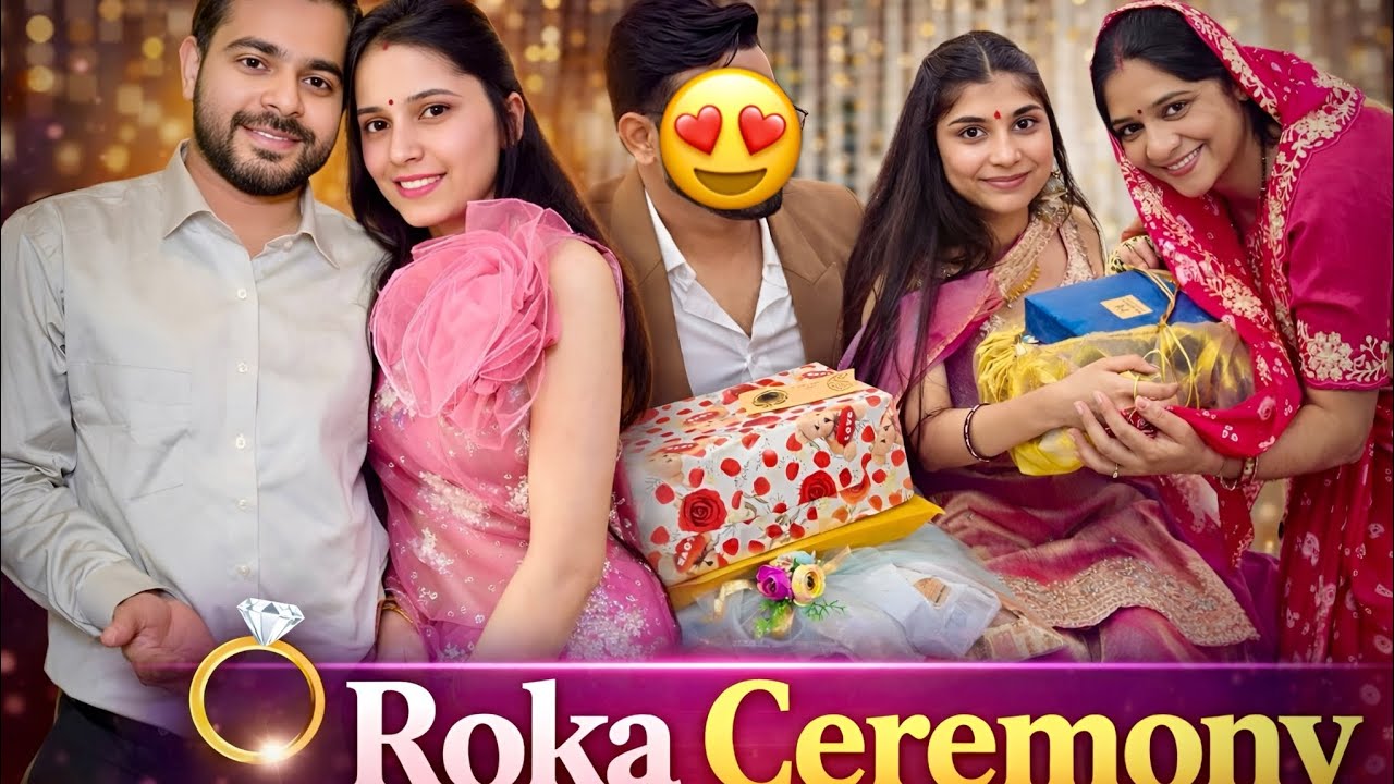 Roka Ceremony 🥰 Keshav Shashi Vlogs 😍 social simran  #vlogs #family #ceremony 