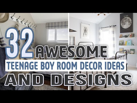 32 Awesome Teenage Boy Room Decor Ideas and Designs