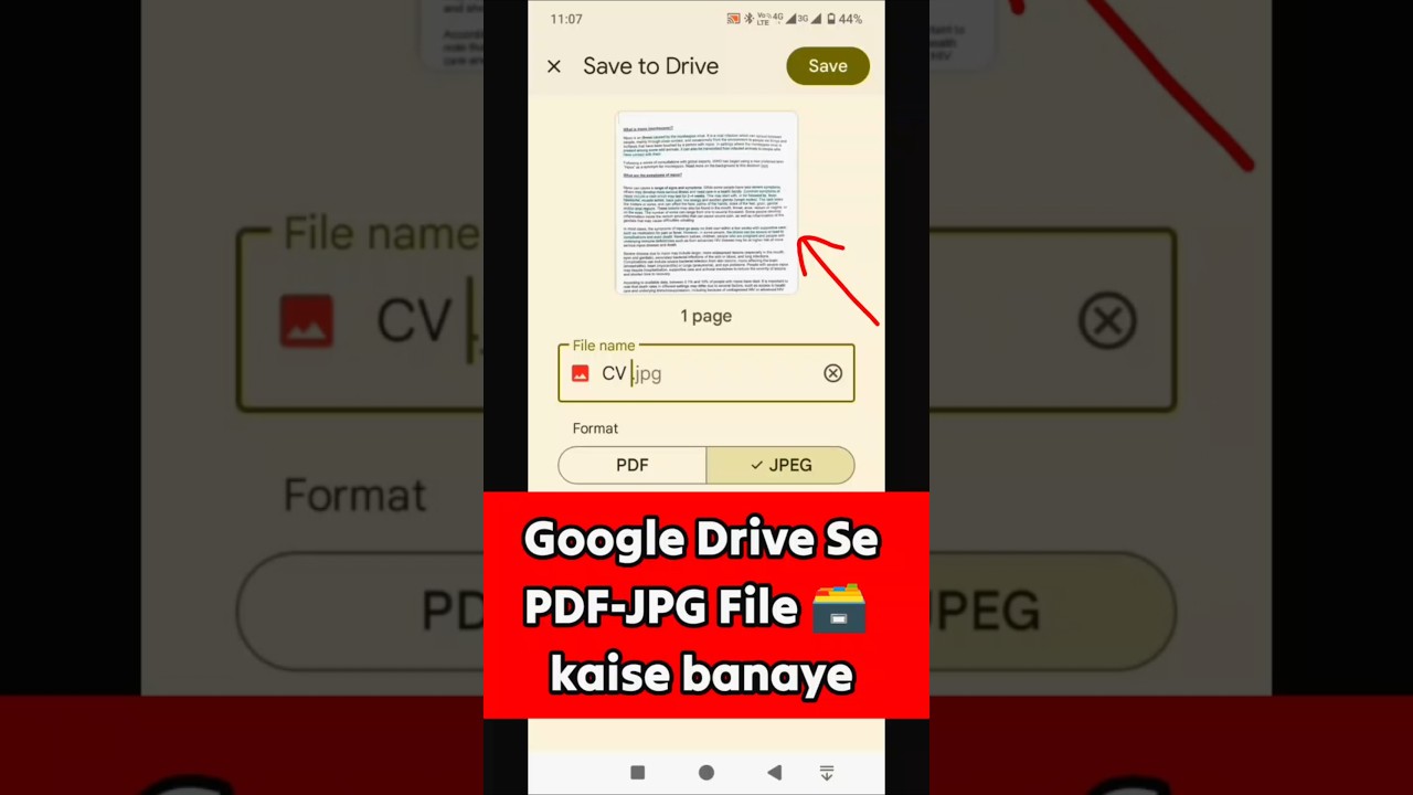 Google Drive se pdf and jpg file kaise banaye📱 pdf file kaise banaye I jpg file kaise banaye I pdf