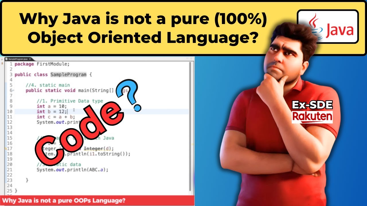 🔥 A Quick & Simple Explanation: Why Java is not 100% Object Oriented