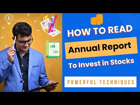 How to read Annual Report of any company
