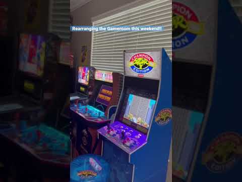Gameroom weekend makeover!! #shorts