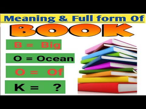 Full form of Book Ka Full form kya Hain|Meaning of book in Hindi And English|Book Full form # Shorts