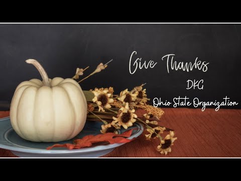 Delta Kappa Gamma Ohio Gives Thanks