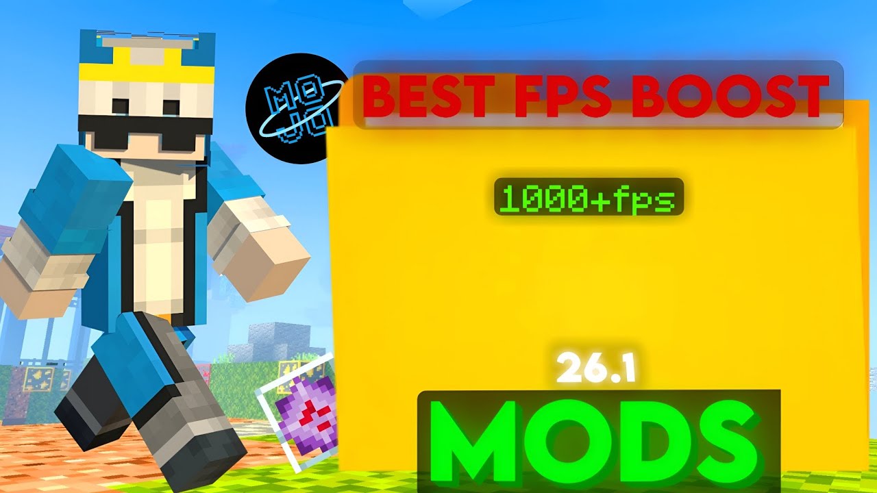 Mojo launcher 2026 🚀 best fps boost mods for 26.1 | 300+ fps | lag fix optimize game 🙄