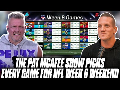 The Pat McAfee Show Picks & Predicts Every Game For NFL's 2023 Week 6
