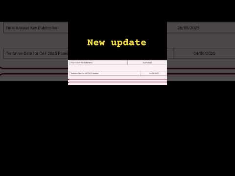 #CUSAT CAT 2025 RESULT NEW UPDATE RANK LIST ‼️‼️
