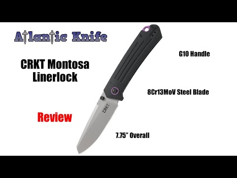 CRKT Montosa Linerlock Folding Knife Review | Atlantic Knife Reviews 2020