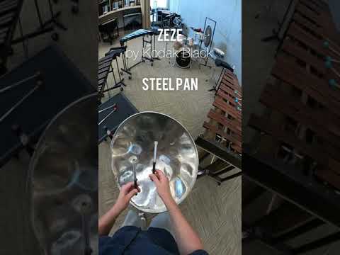 Zeze by Kodak Black on Steel Pan #shorts