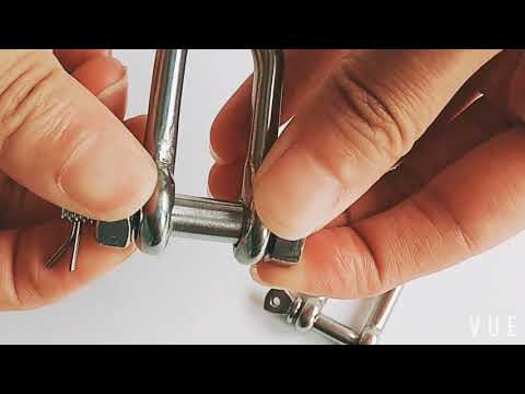 How To Use Stailess Steel LONG D Shackle