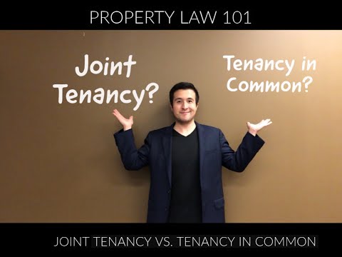 Property Law 101: Joint Tenancy vs Tenancy in Common