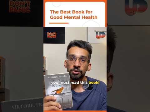 📖 One of the Best Books for Mental Health (Man's Search for Meaning by Viktor Frankl)