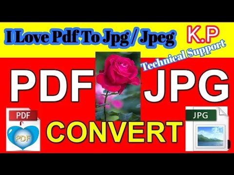 PDF To JPG Convert I Love PDF | PDF to Jpg ksa convert kara ????????????
