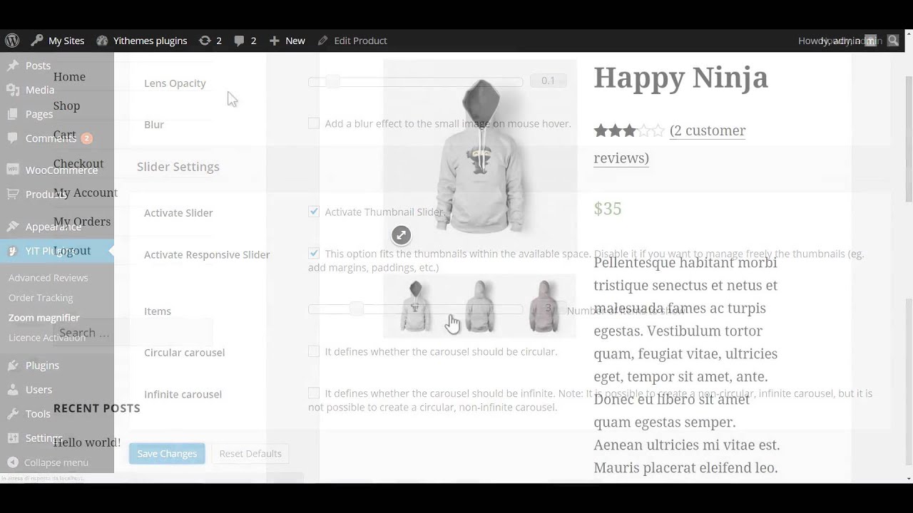 WooCommerce Zoom Magnifier