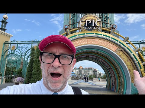OPENING DAY Epic Universe AND ITS EMPTY!