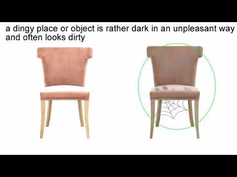 dingy meaning | Vocabulary for Kids | Children's Dictionary | Learn English Vocabulary