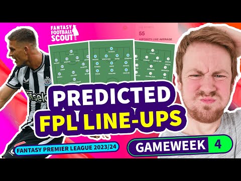 FPL TEAM NEWS: Gameweek 4 | Predicted Line-ups | #GW4 #fantasypremierleague #fantasyfootball