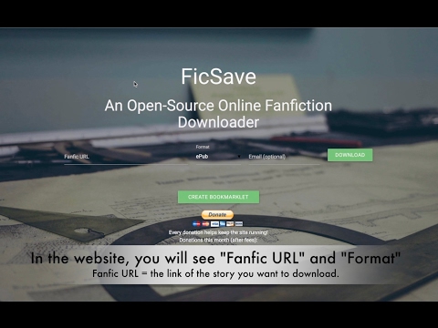 How to download Fanfiction stories as an ePub