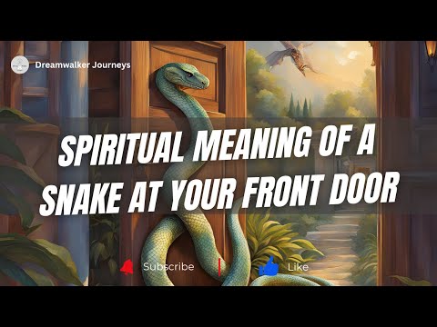 Spiritual Meaning Of a Snake at Your Front Door | Snake on Porch Meaning