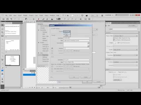 Configure Captivate projects for LMS