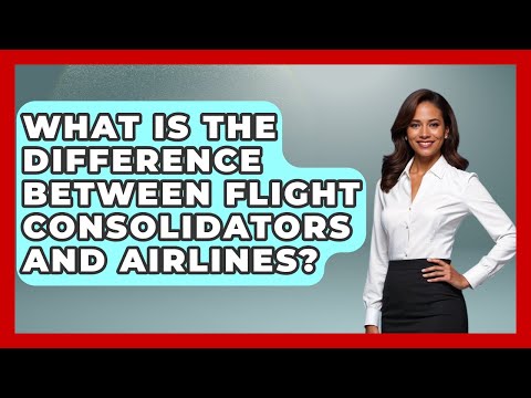 What Is The Difference Between Flight Consolidators And Airlines? - Travel With A Backpack