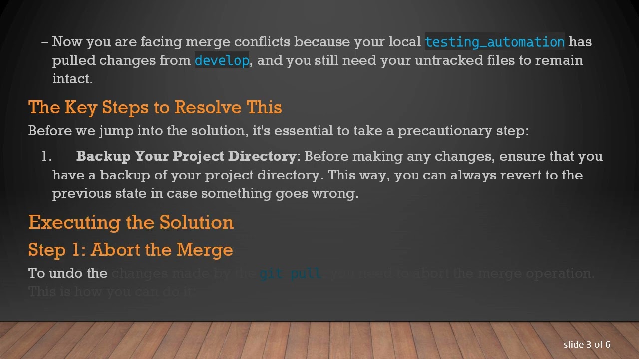 How to Undo Git Pull Without Losing Untracked Files