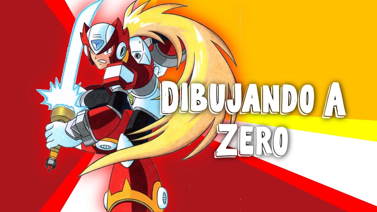 Dibujando a Zero/ Drawing Zero (Mega-man)