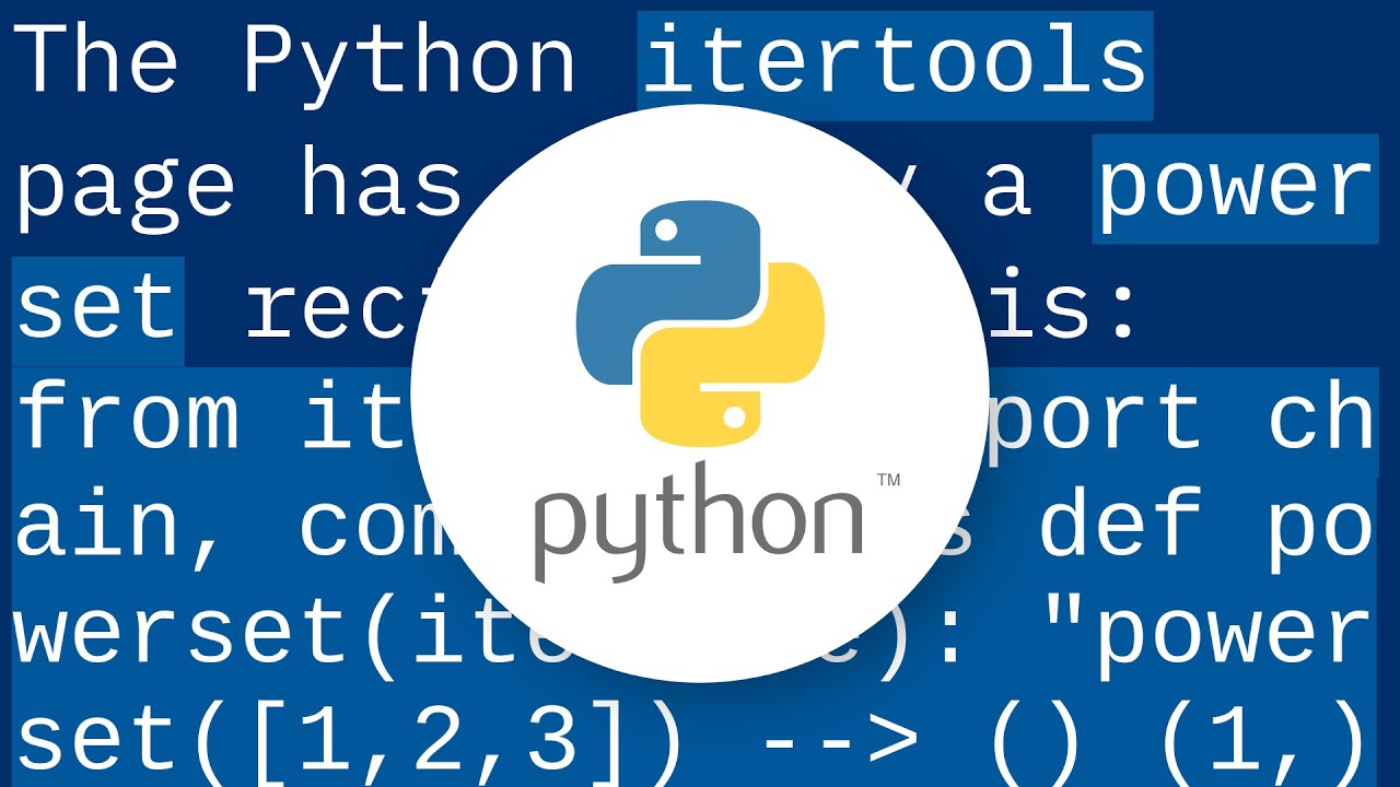 How to get all subsets of a set? (powerset)