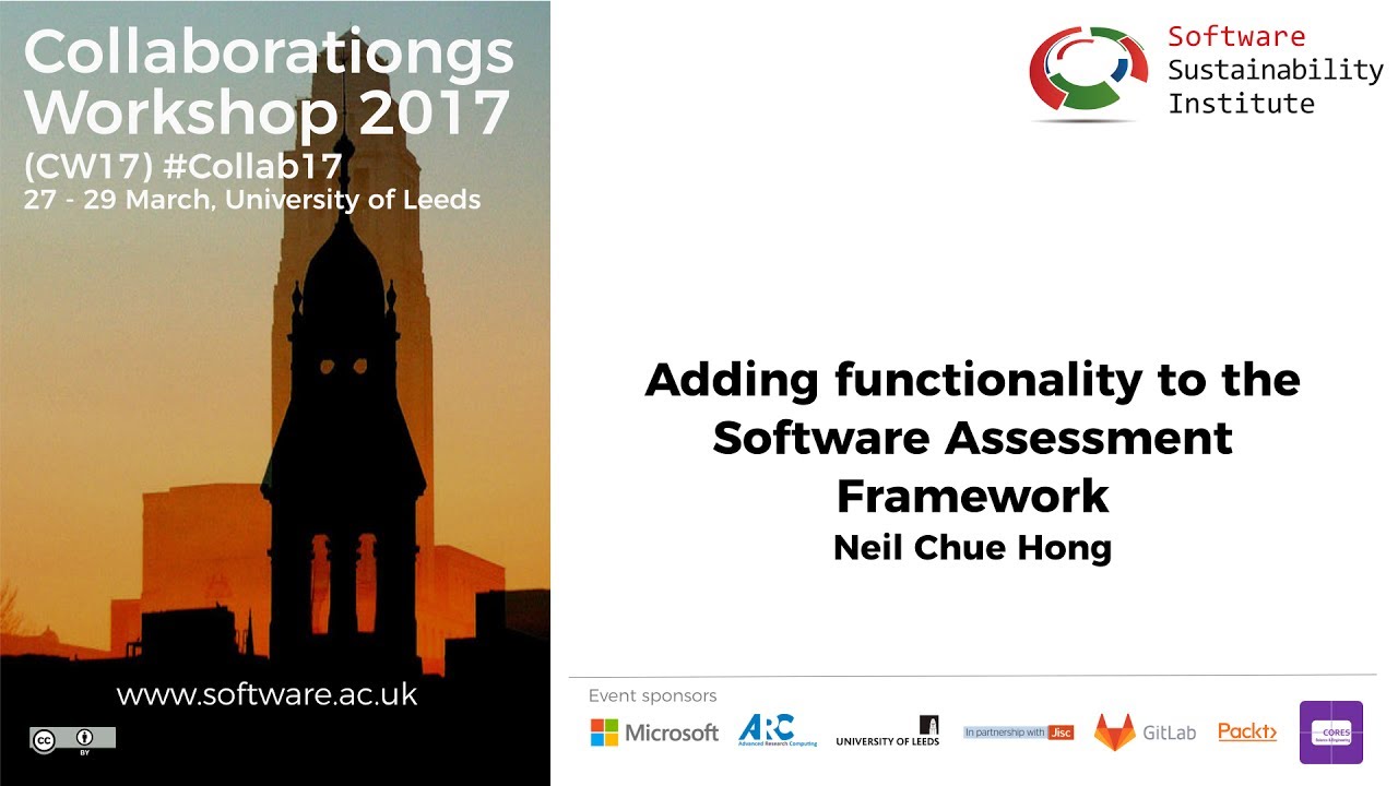 Adding functionality to the Software Assessment Framework