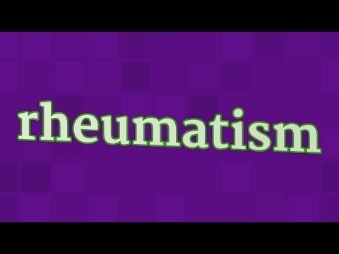 RHEUMATISM pronunciation • How to pronounce RHEUMATISM