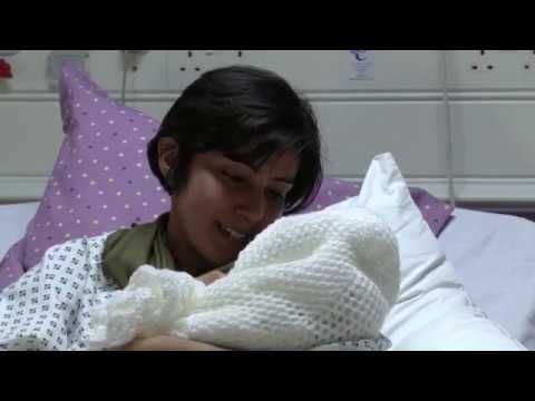 Shabnam Holds Her Baby - EastEnders