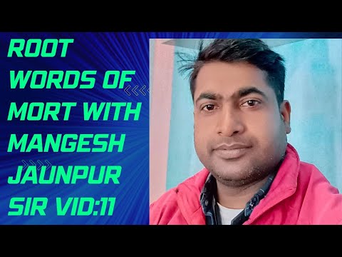 Root words of mort for SSC MTS CGL CPO TGT PGT etc