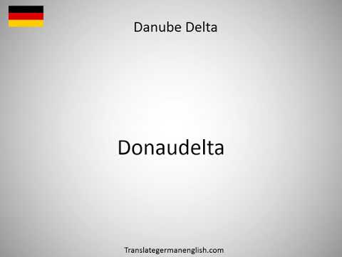 How to say Danube crossing in German?
