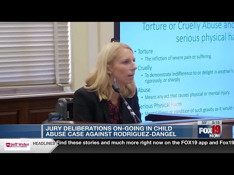 Jury deliberations on-going in child abuse case against Rodriguez-Dangel