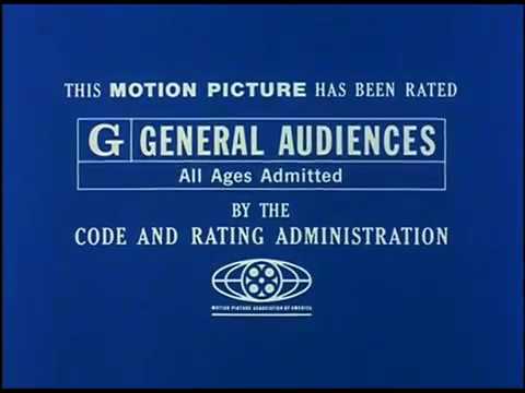 MPAA preview "all audiences" bumper / "G" rating bumper (1978)