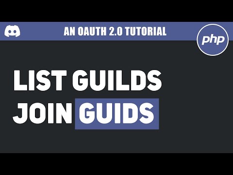 List User's Guilds/Servers, get user to join server on Discord OAuth using PHP