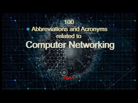 100 Abbreviations and Acronyms related to Computer Networking | Part 1