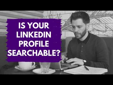 HOW TO MAKE YOUR LINKEDIN PROFILE SEARCHABLE | Advice For Candidates - Chris Morrow