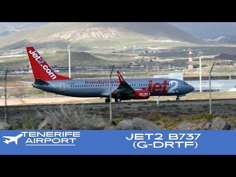 Jet2 Boeing 737 (G-DRTF) Takeoff at Tenerife South Airport 22.01.2023