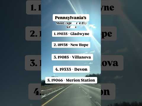 🏡💰 Pennsylvania’s Most Expensive ZIP Codes! 💰🏡 #realestate #subscribe