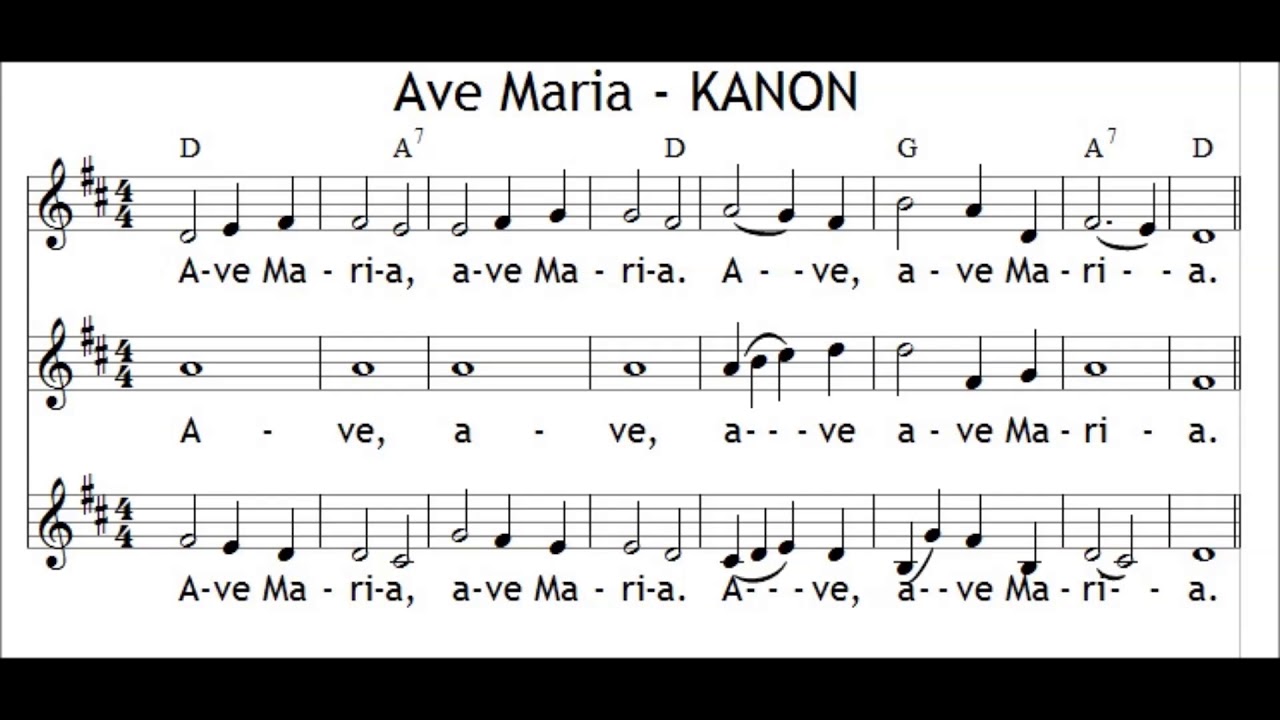 Text: Unbekannt – Ave Ave Ave Maria | MusikGuru