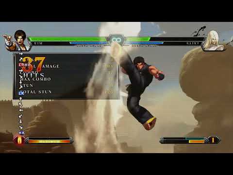 KOF XIII Kim Combos | 1, 2, 3, 4 bars The King of Fighters 13 SNK Playmore PC steam edition